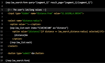 Low List for ExpressionEngine